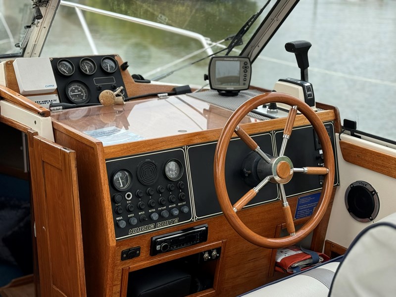 Nimbus 3000 Boat for Sale, "Quid-Itch" at Jones Boatyard