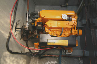 Workshop Image Vetus Engine - Jones Boatyard