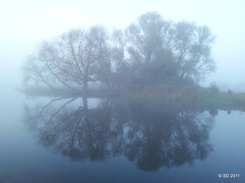 River Fog Simon Denning - Jones Boatyard